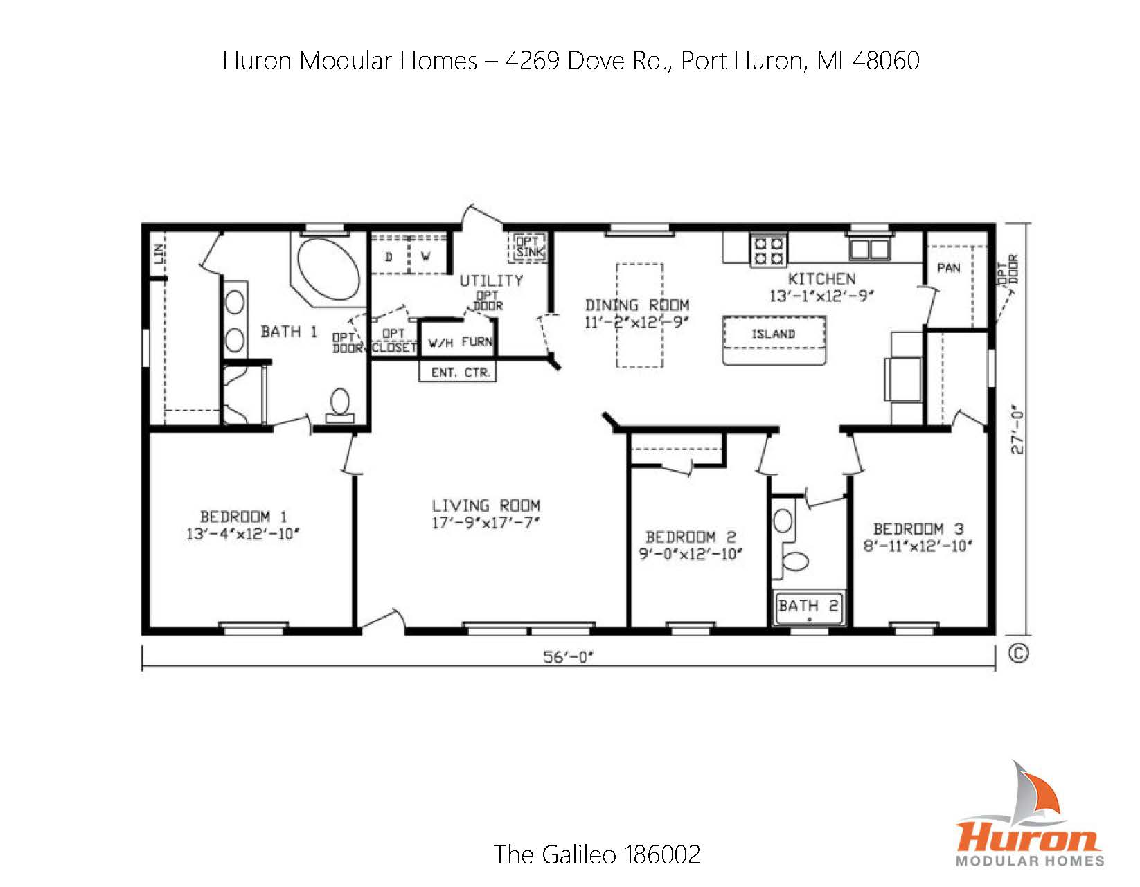 Modular Home Floorplans - Huron Modular Homes