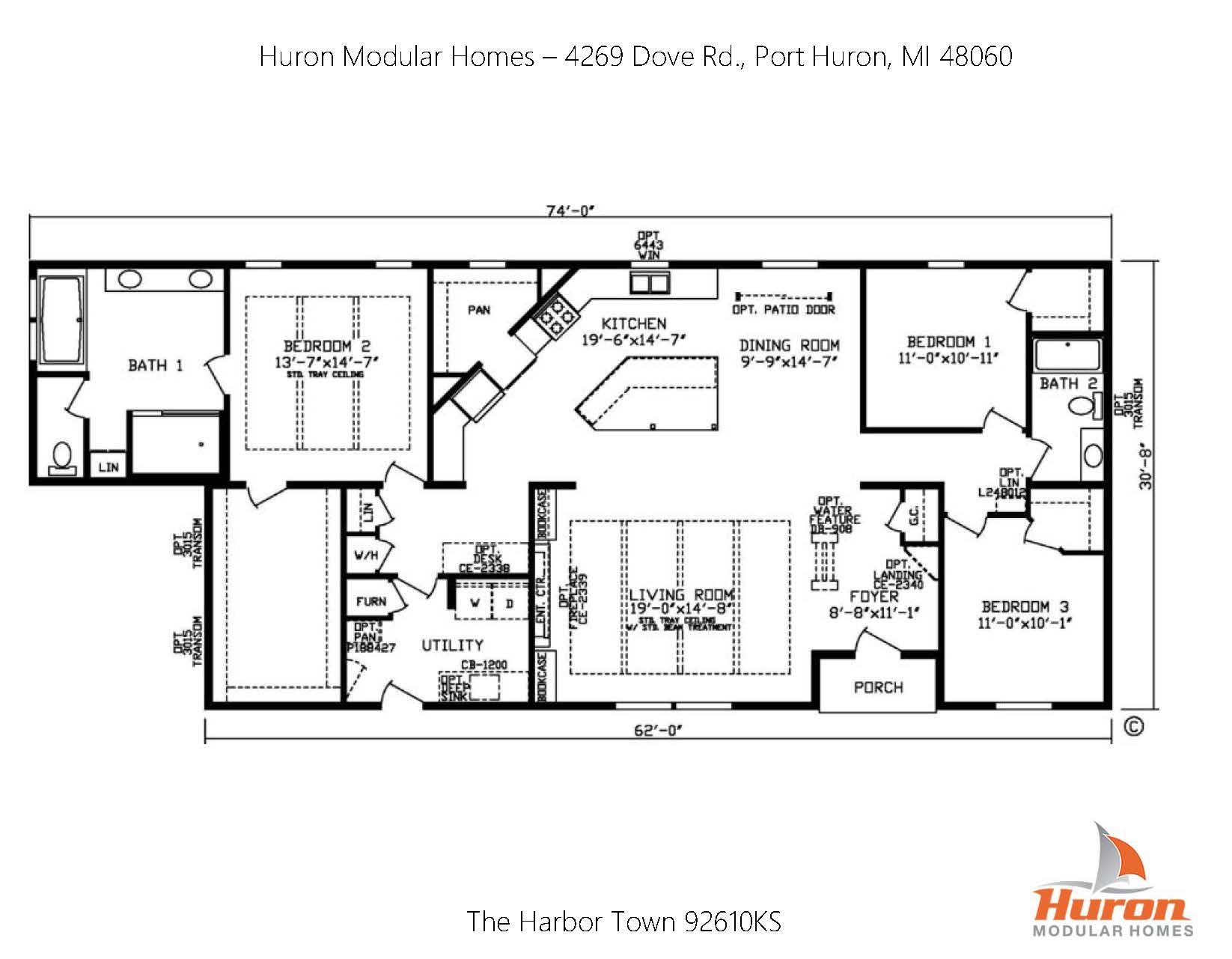 Modular Home Floorplans - Huron Modular Homes