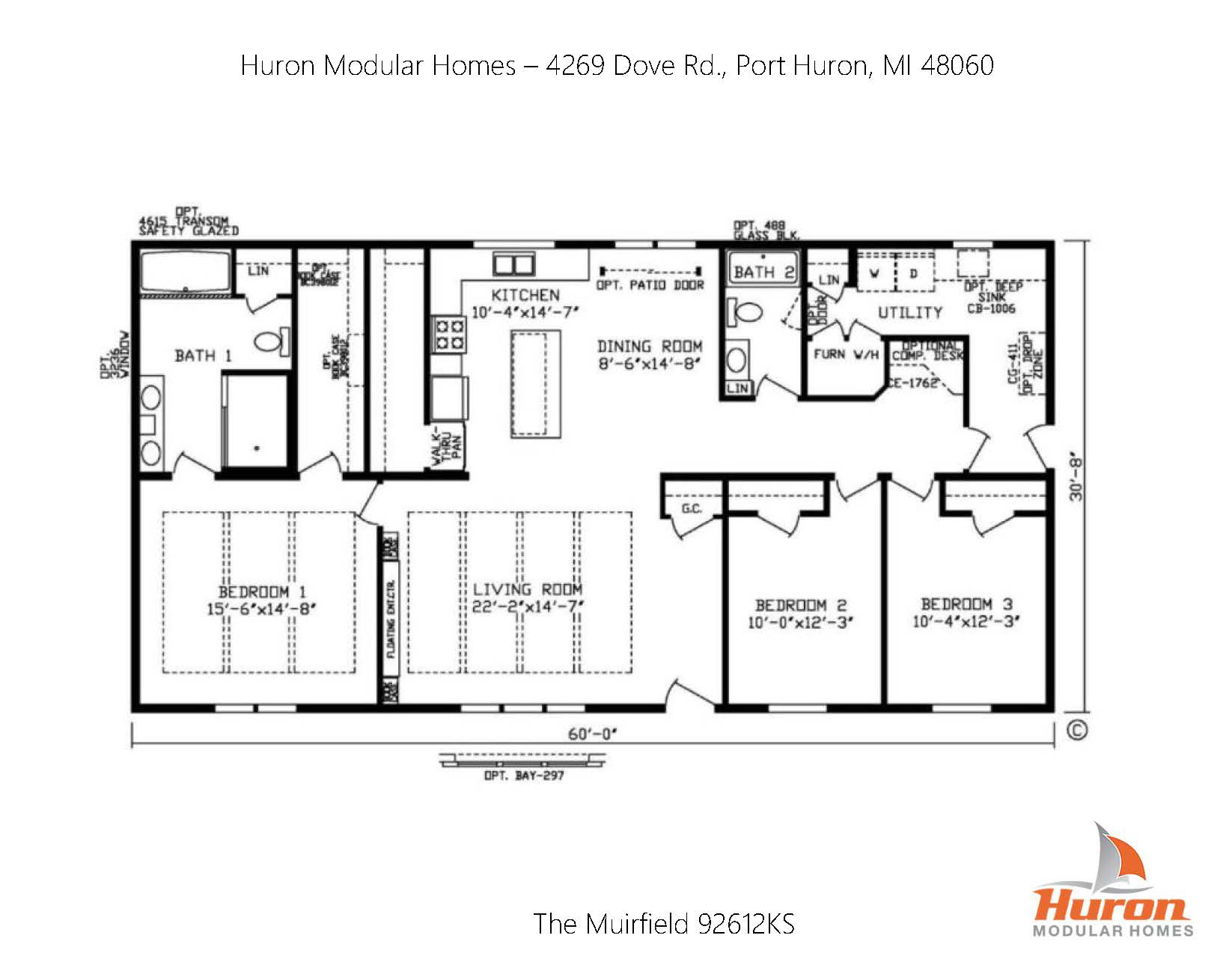 Modular Home Floorplans - Huron Modular Homes