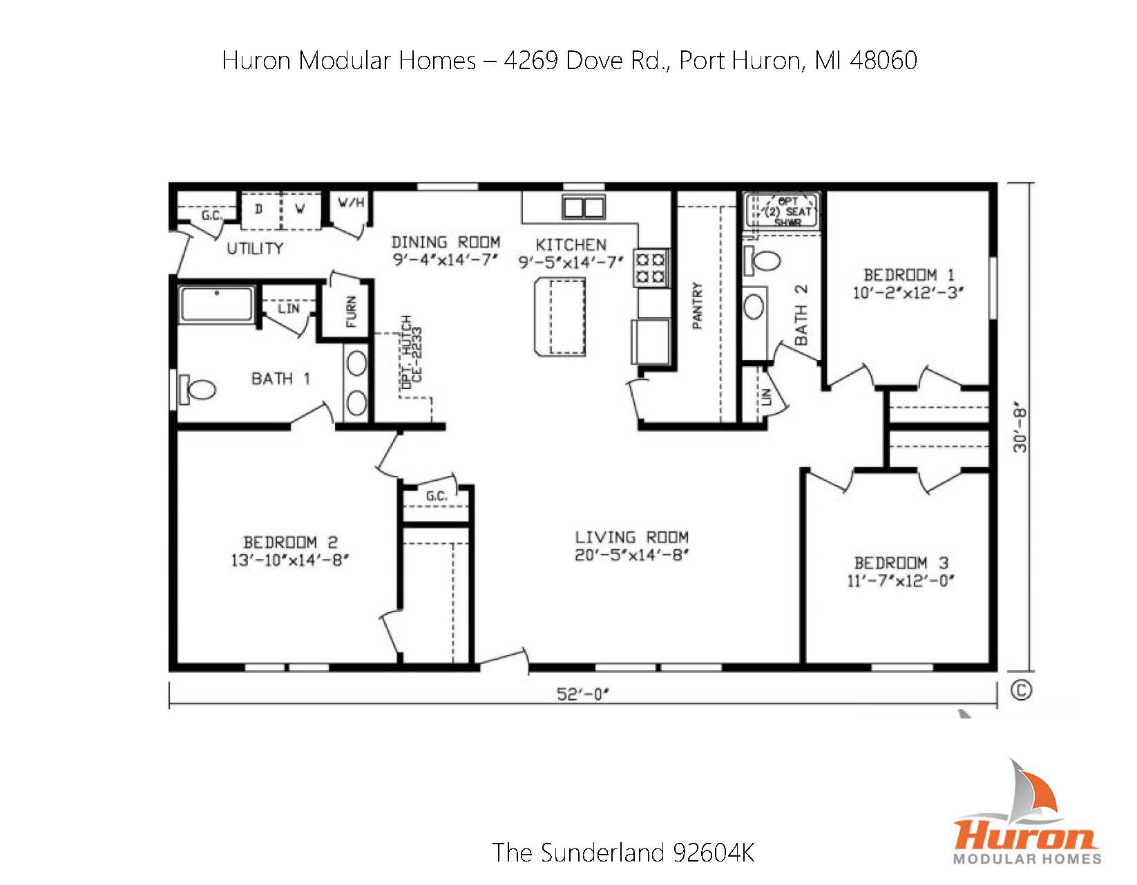 Modular Home Floorplans - Huron Modular Homes